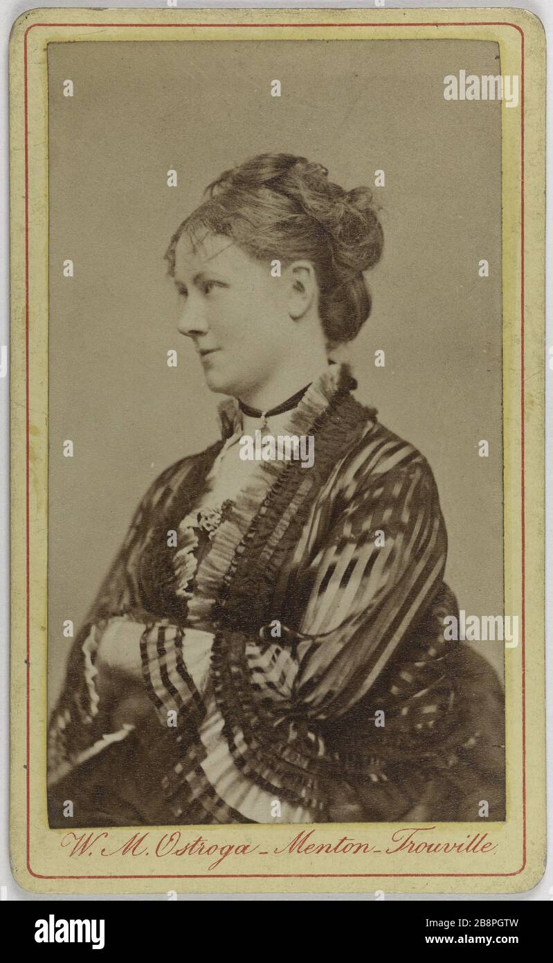 Portrait of Persoon (s) Isabelle (actress) Portrait de Isabelle Persoon ...