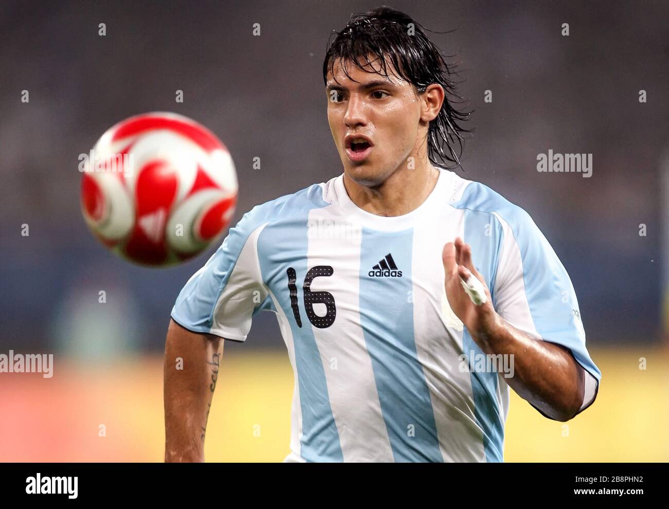 Following the ball Stock Photo - Alamy