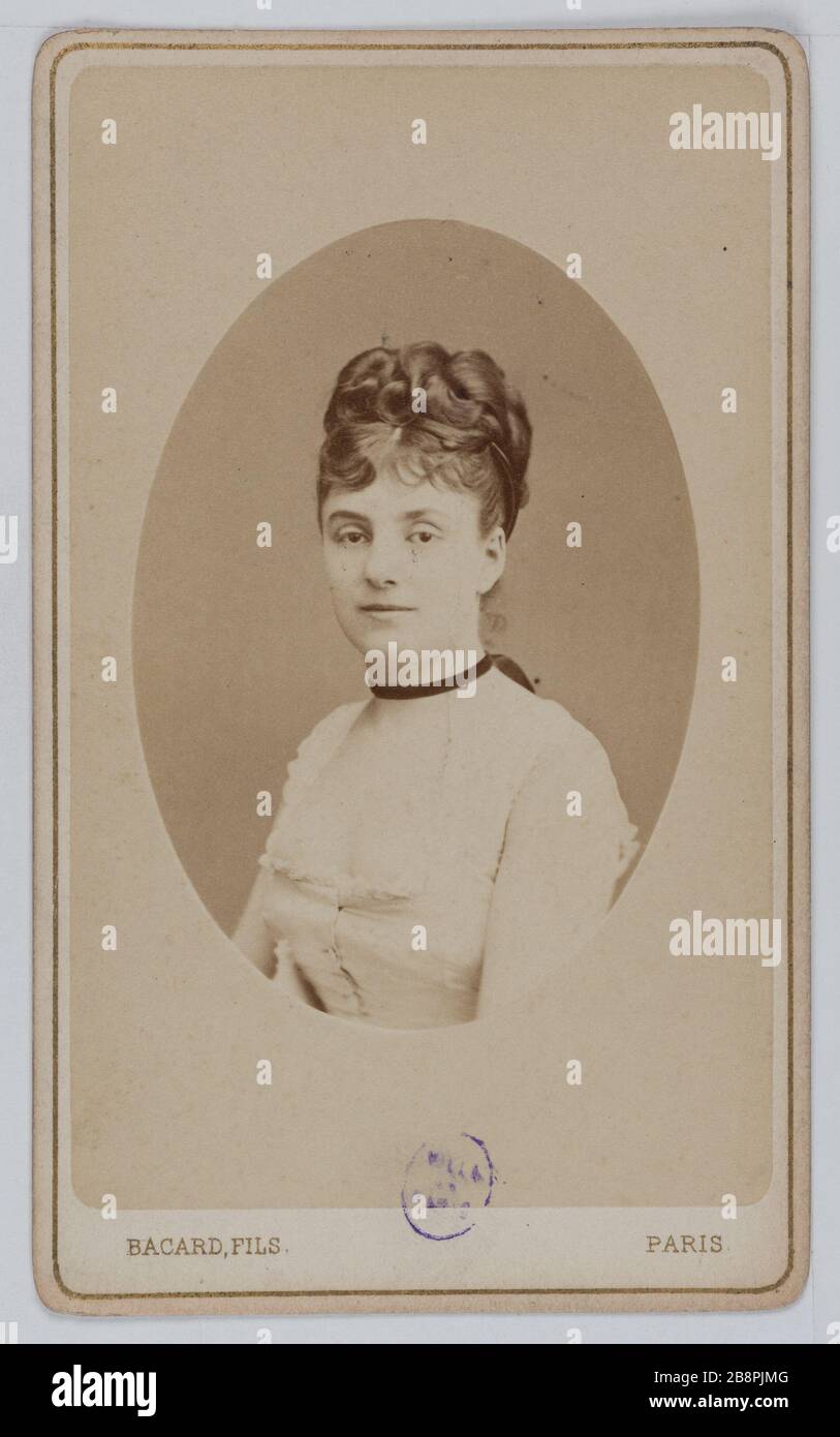 Portrait of Augustine Alexandrine Toulet (1849-1931), called Alice ...