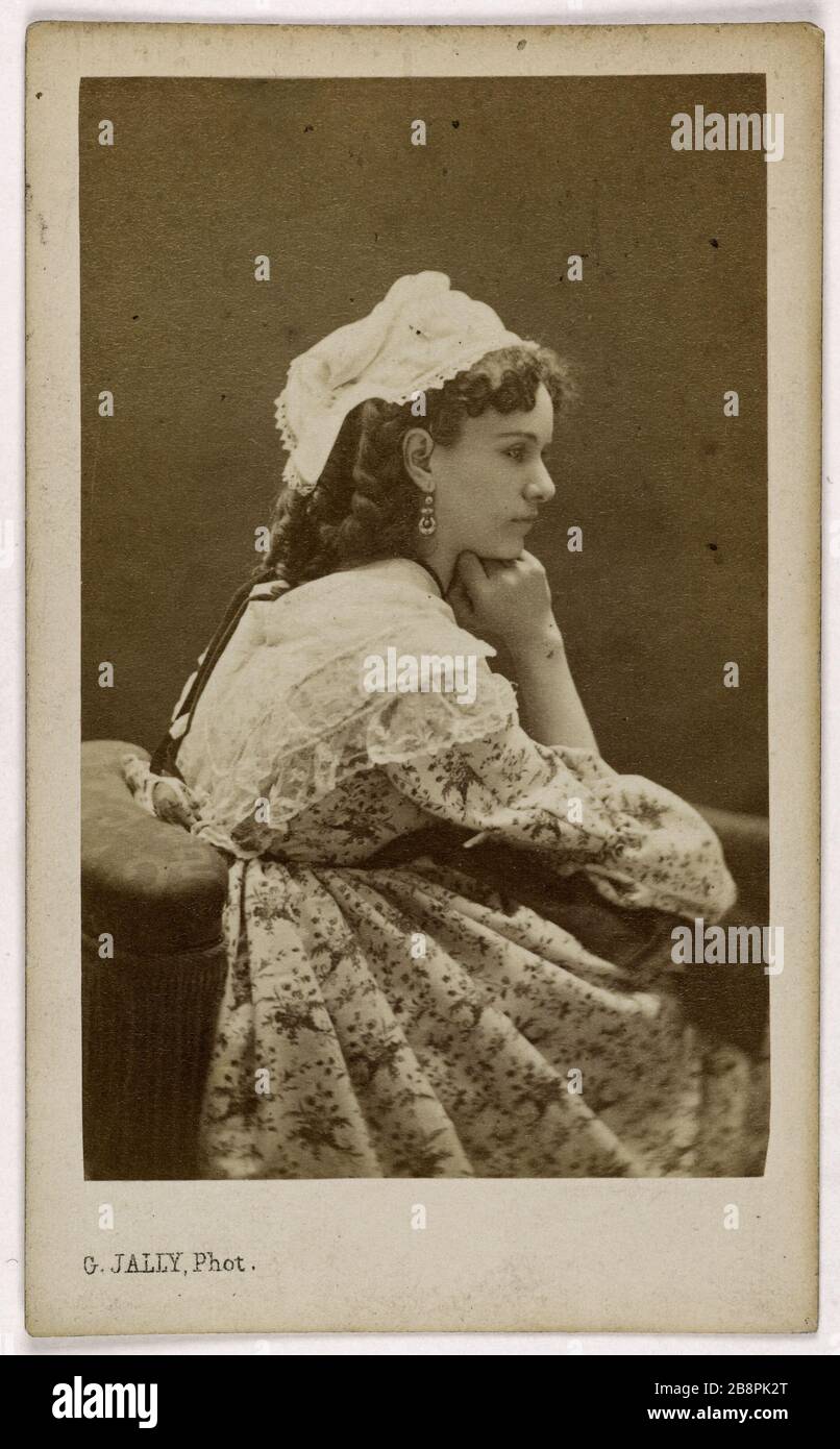 Portrait of Rose Emma (actress) Gabriel Jally. Portrait de Rose Emma ...