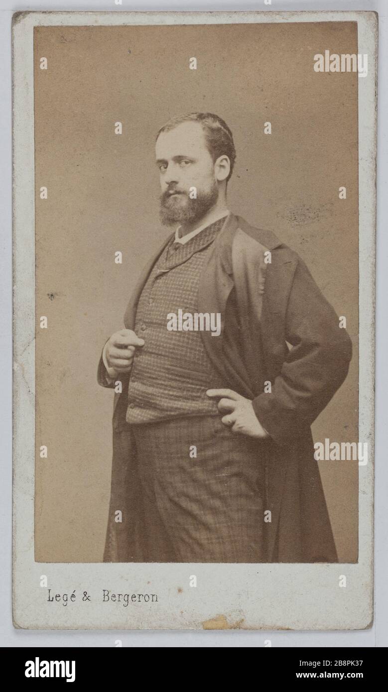 Portrait of Jean Emile Renié (1835-1910), painter. Portrait de Jean ...