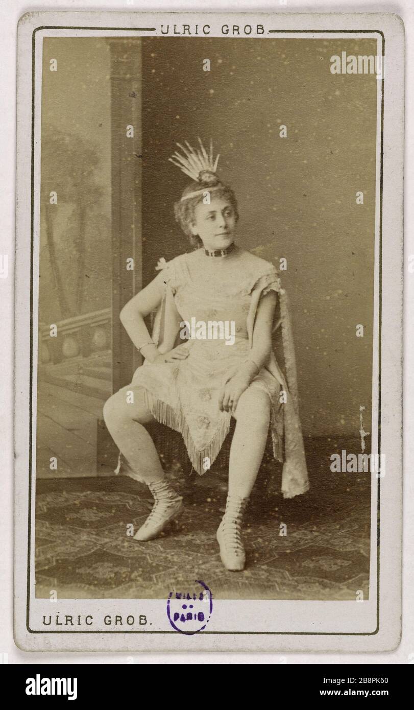 Portrait of Rose Gabrielle (actress) Ulric Grob. Portrait de Rose ...