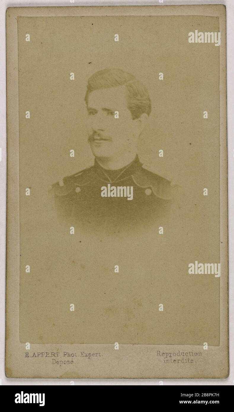 Portrait of Louis Rossel, (said Randal) (1844-1871) (officer, member of ...