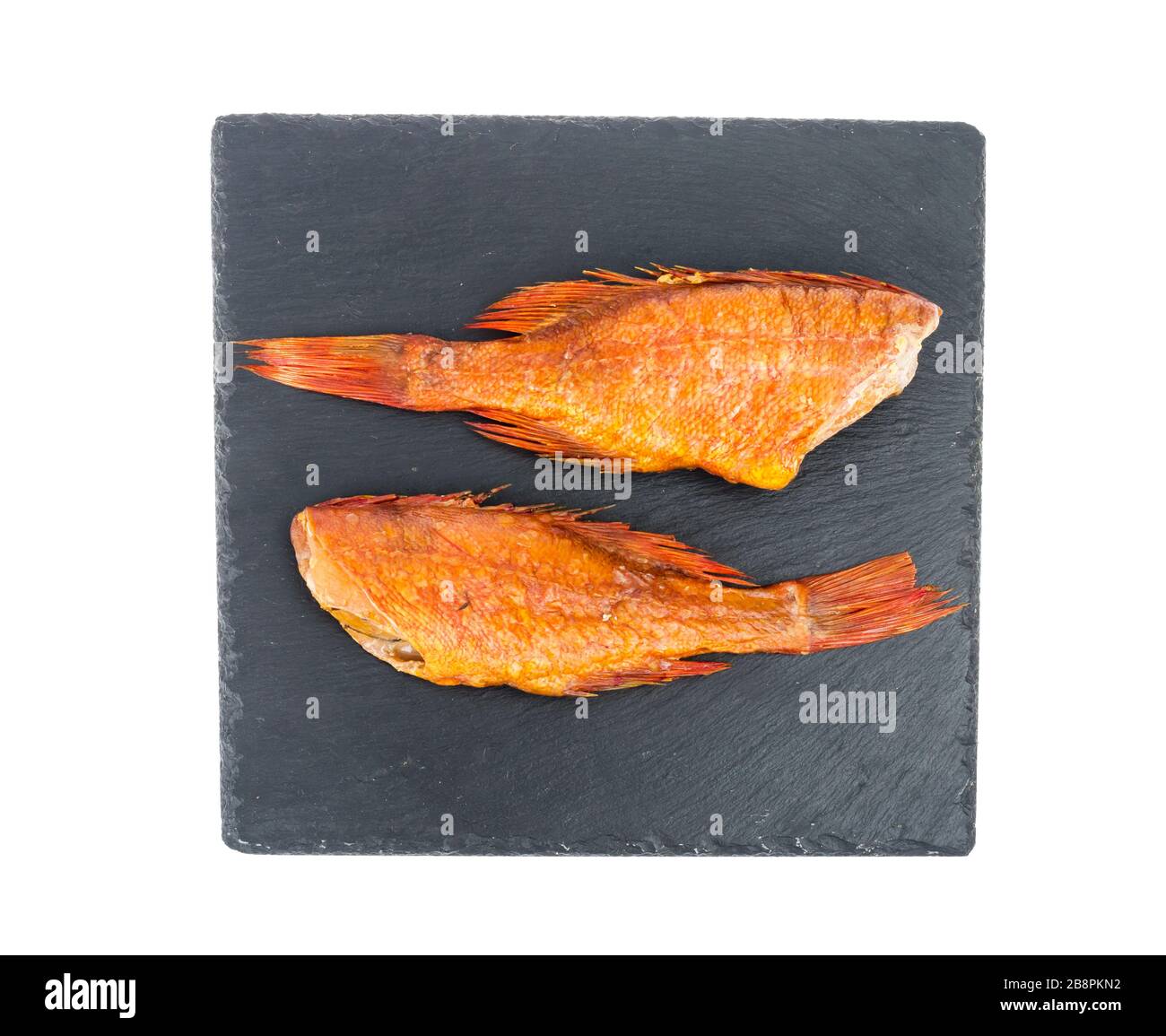 Hot smoked red sea bass. Stuio Photo Stock Photo - Alamy