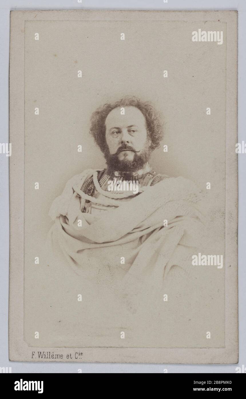 Portrait of Hippolyte Gustave Roger (1815-1879), tenor and professor at ...