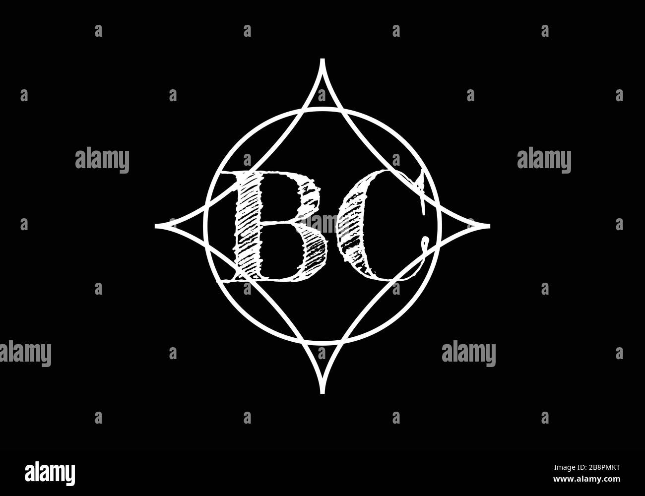B C, BC Initial Letter Logo design vector template, Graphic Alphabet ...