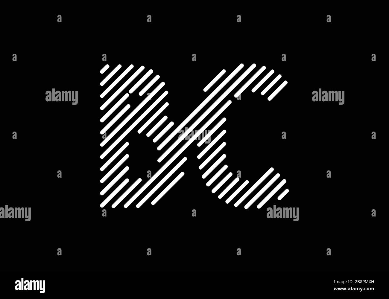 B C, BC Initial Letter Logo design vector template, Graphic Alphabet ...