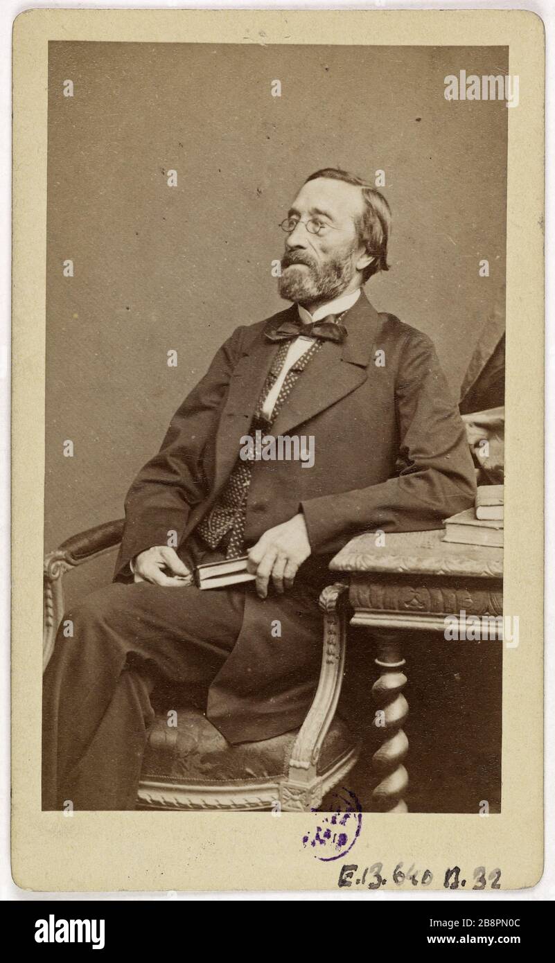 Portrait of Antoine Sardou Leander (1803-1894), (lexicographer) Joseph ...