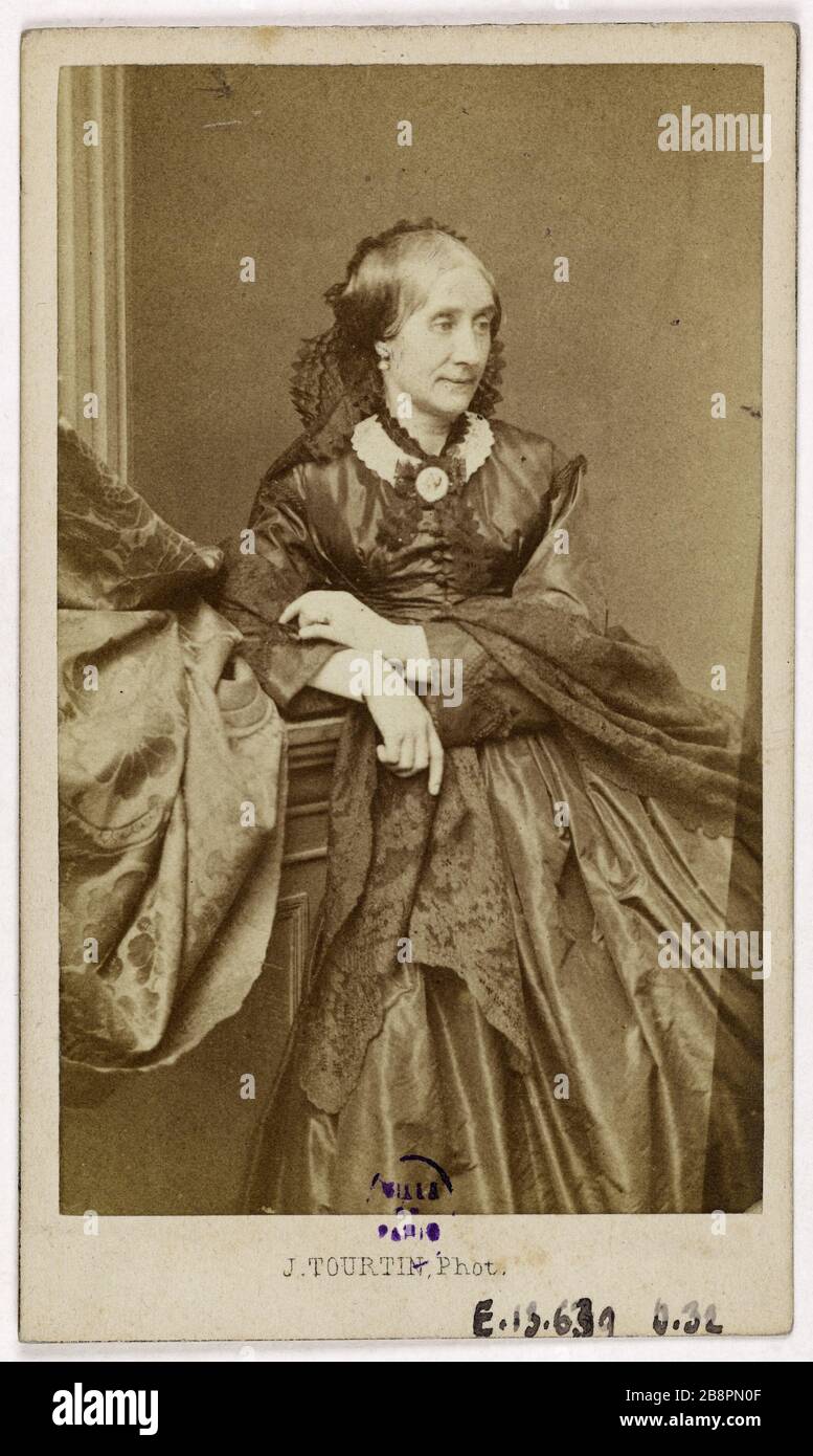 Portrait of Madame Antoine Leandre Sardou (born Eveline Viard, mother ...