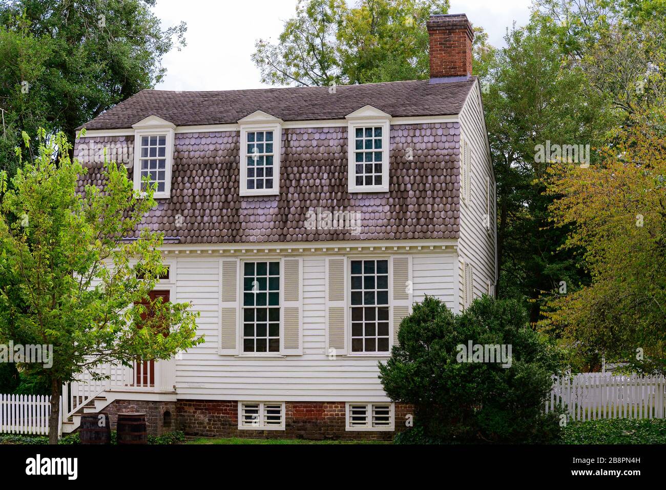 Colonial Williamsburg William Lightfoot House Stock Photo - Alamy
