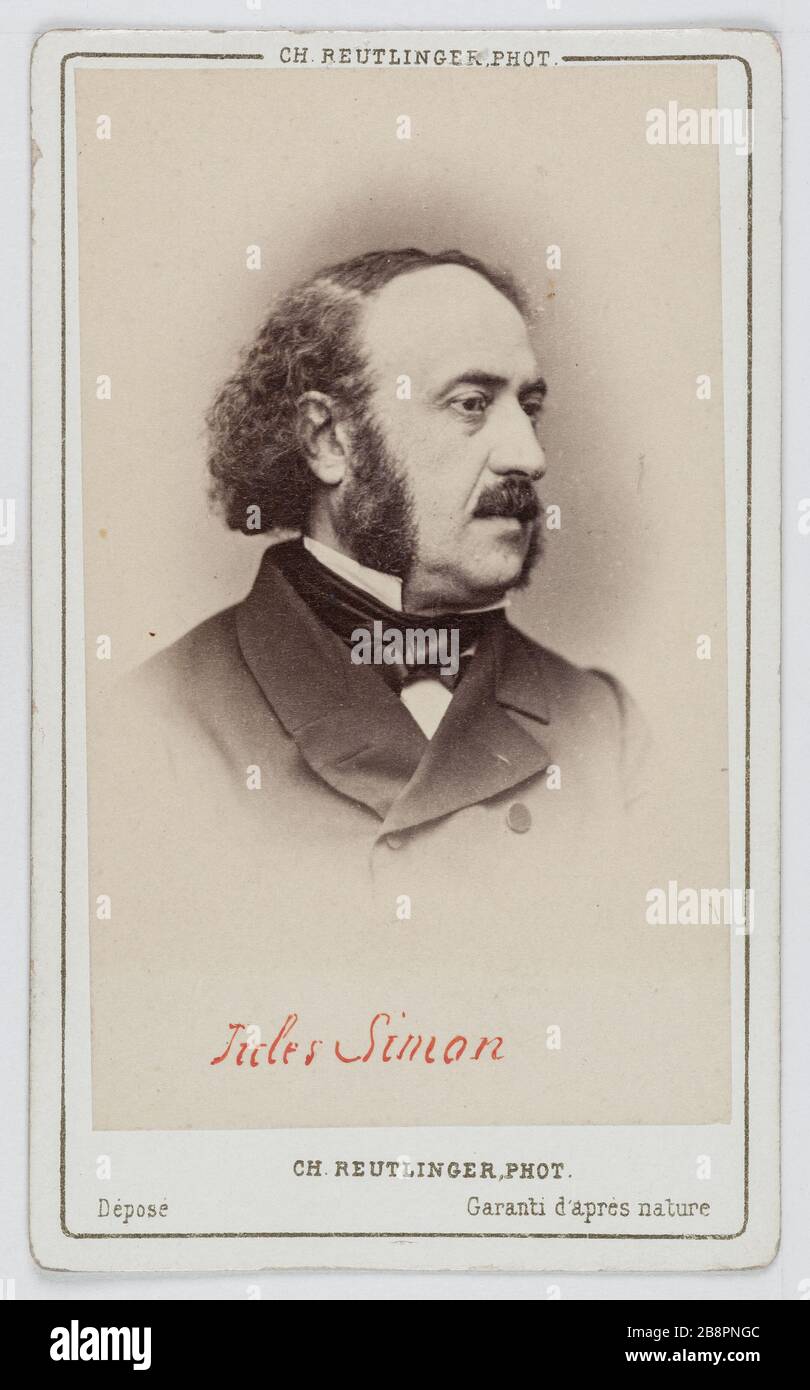 Portrait of jules simon 1814 1896 hi-res stock photography and images ...