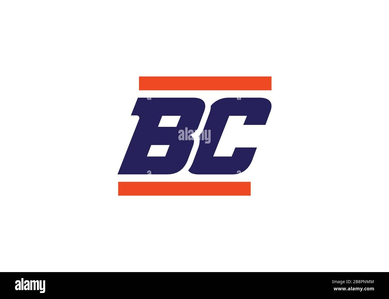 B C, BC Initial Letter Logo design vector template, Graphic Alphabet ...