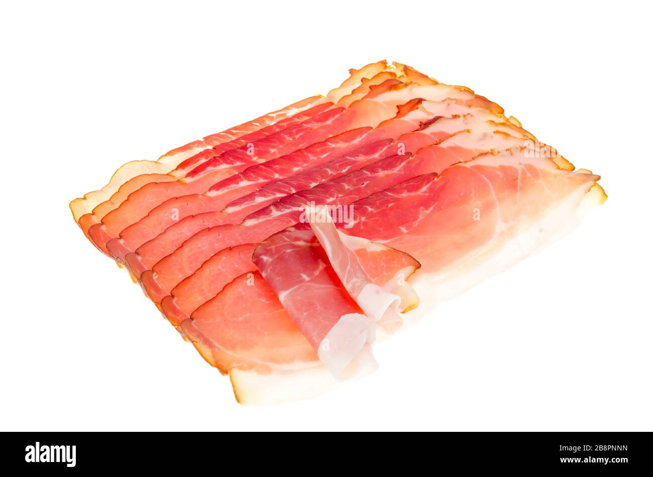 Thinly sliced spanish ham hi-res stock photography and images - Alamy