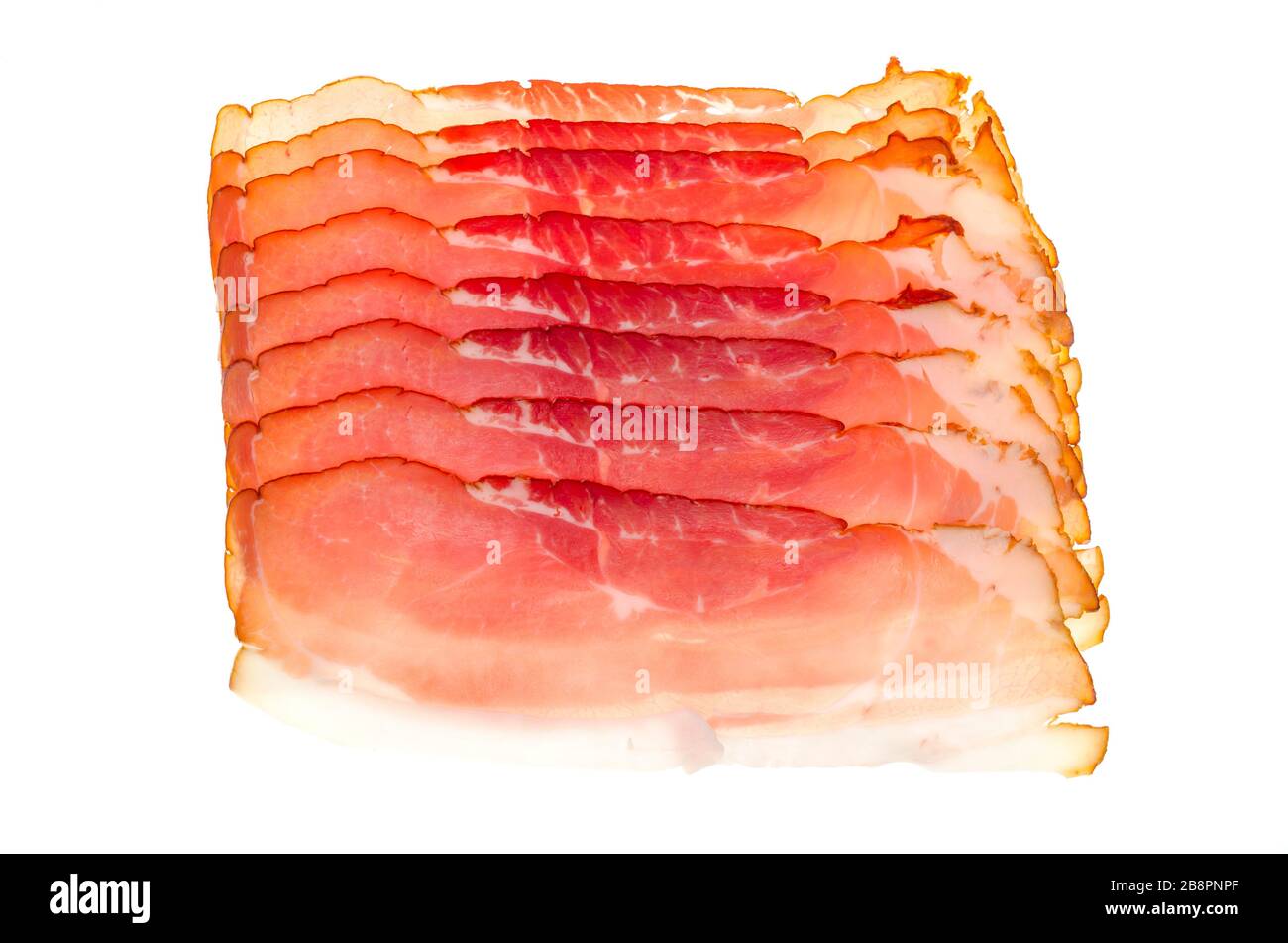 Thinly sliced spanish ham hi-res stock photography and images - Alamy
