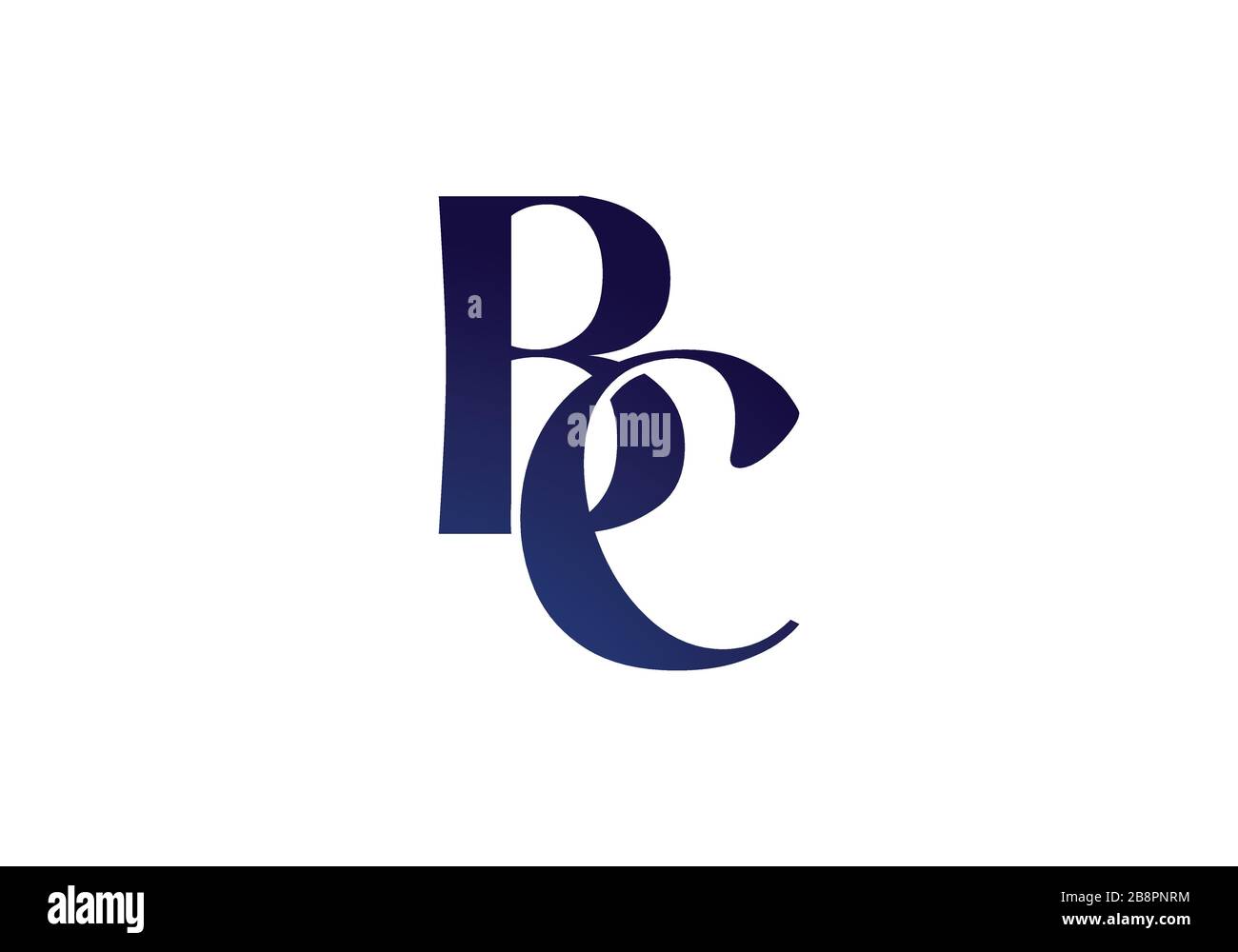 B C, BC Initial Letter Logo design vector template, Graphic Alphabet ...