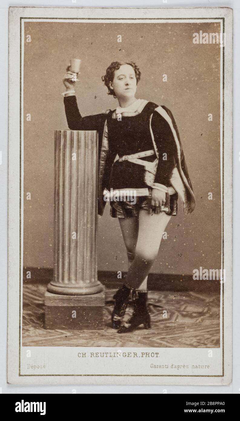 Judith Portrait of Sylvia, a dancer at the Opera. Portrait de Judith ...