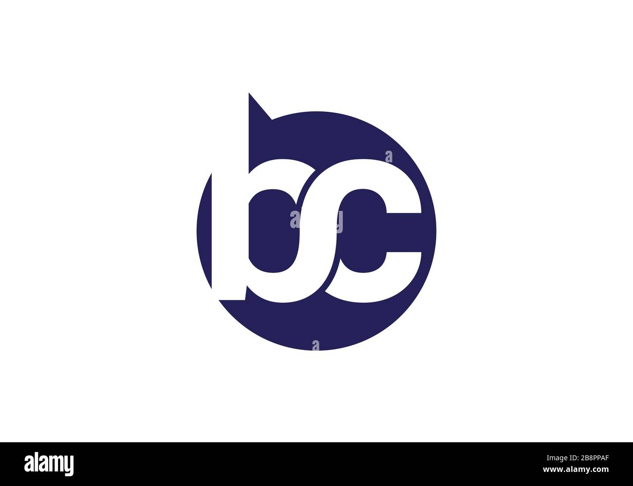 B C, BC Initial Letter Logo design vector template, Graphic Alphabet ...