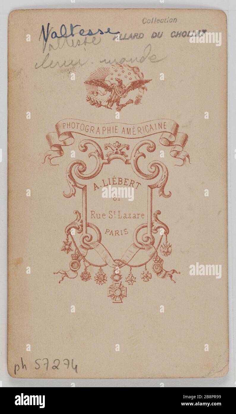 Vertical Lucy Emilie La Bigne (1848-1910), called Valtesse La Bigne ...