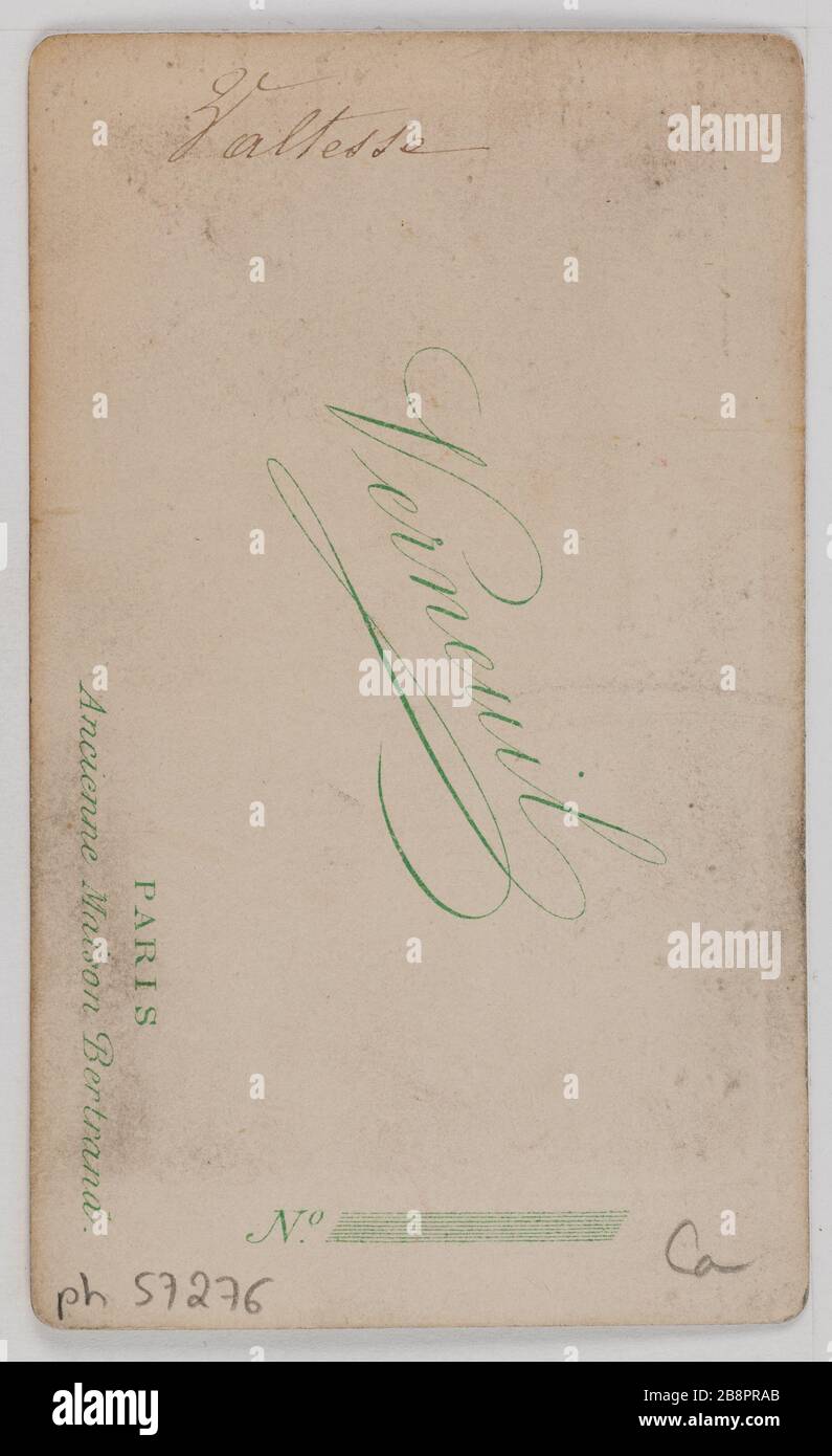 Vertical Lucy Emilie La Bigne (1848-1910), called Valtesse La Bigne ...