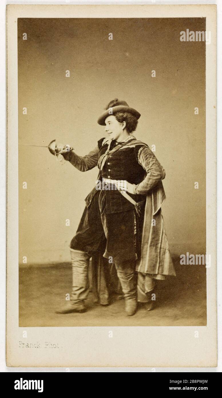 Portrait of Delphine Ugalde (1829-1910) (born Gabrielle Delphine ...