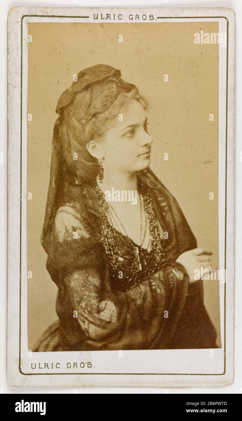 Portrait of Miss Vaccaro dancer Portrait de Mlle Vaccaro, danseuse ...