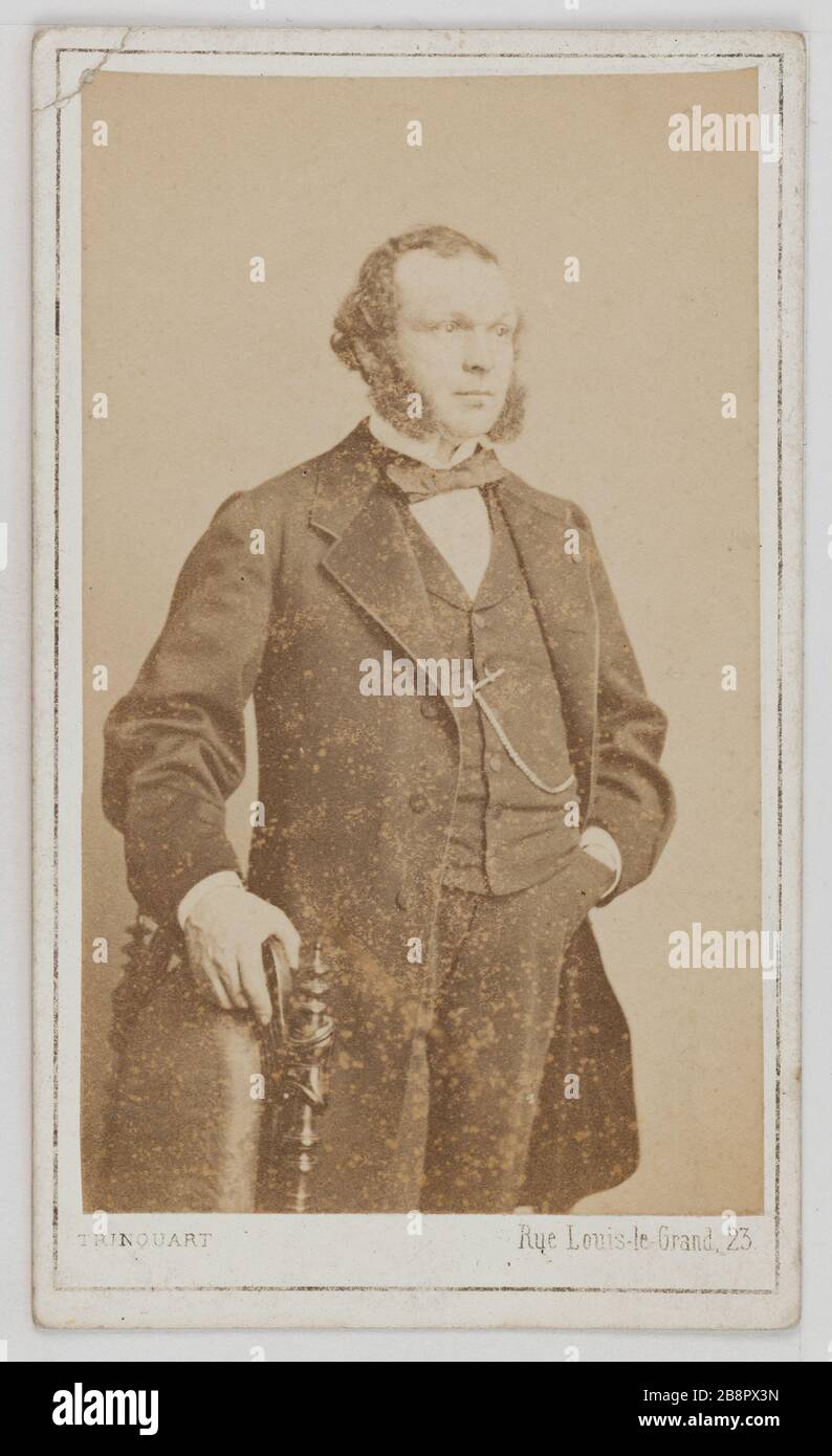 Portrait of Charles-Adolphe Wurtz (1817-1884), doctor and chemist ...