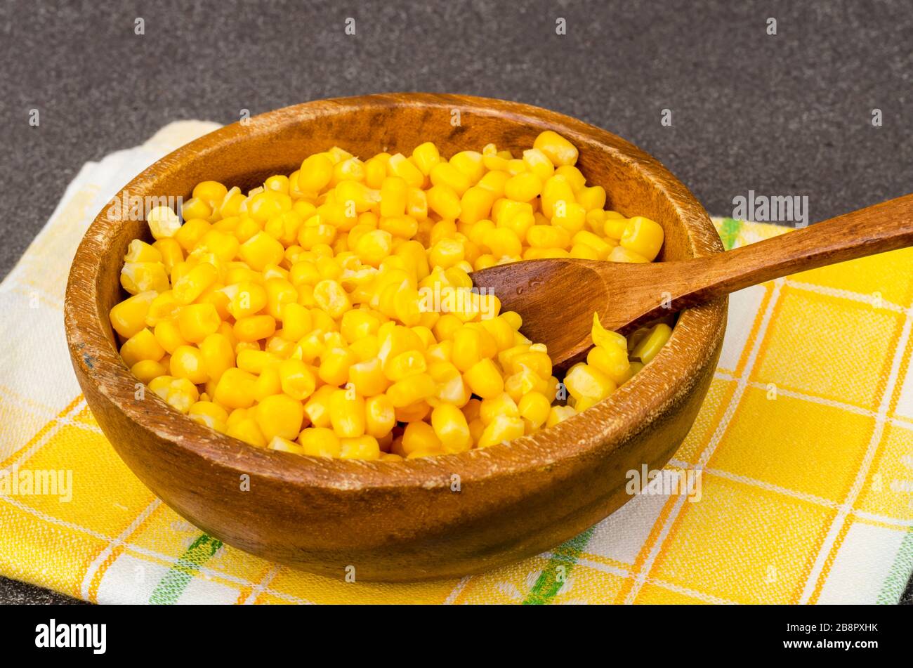 Boiled corn kernels in white hi-res stock photography and images - Alamy