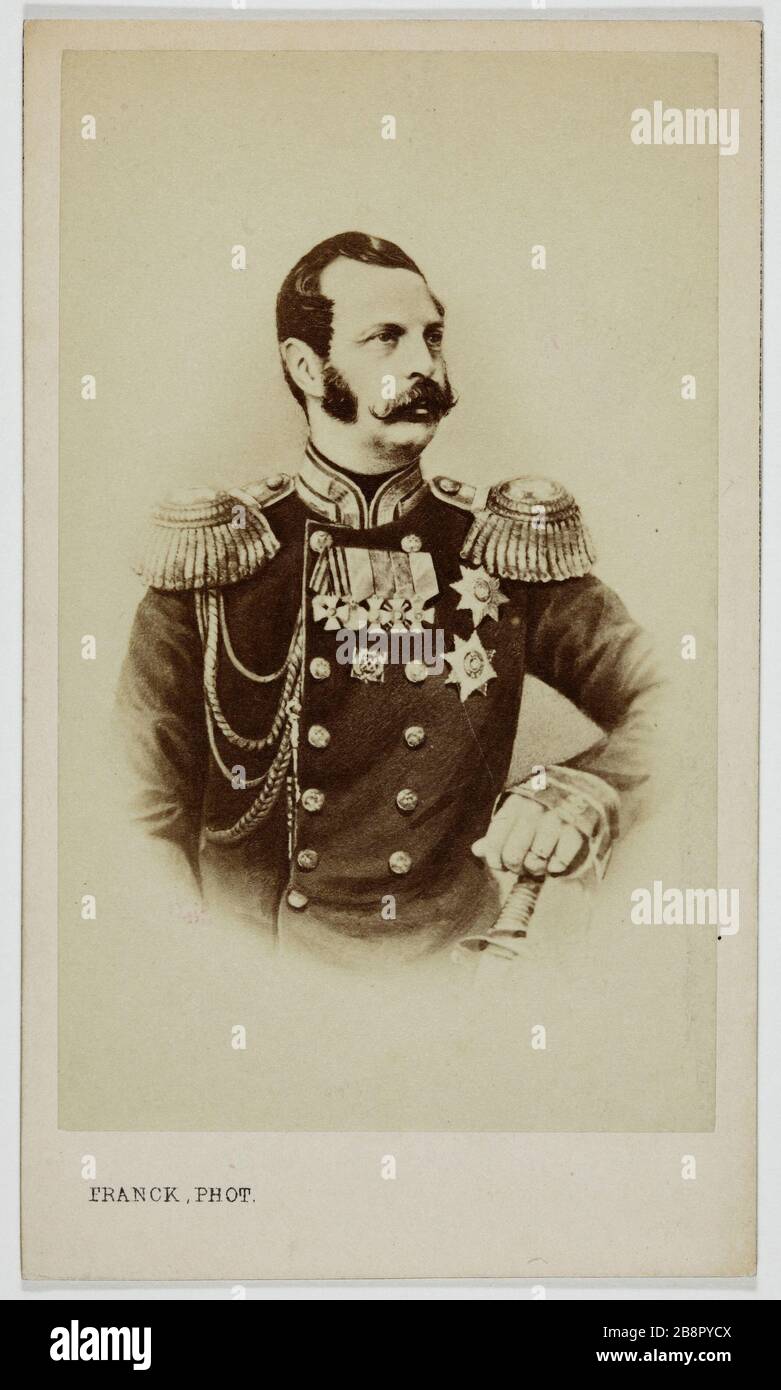 Portrait of Alexander II of Russia (1818-1881) Franck (François Gobinet ...