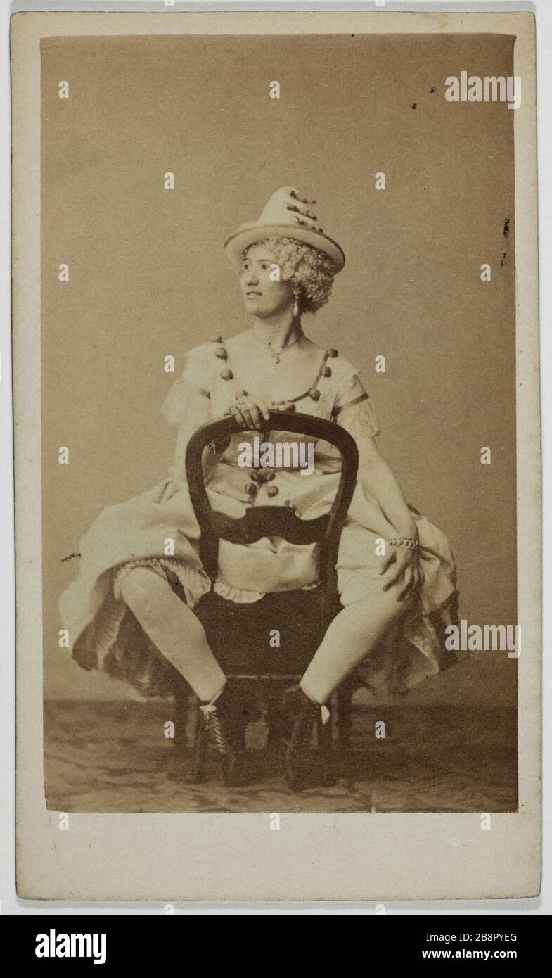 Portrait of Alice Provencal, (public dancing dancer) Pierre Petit ...