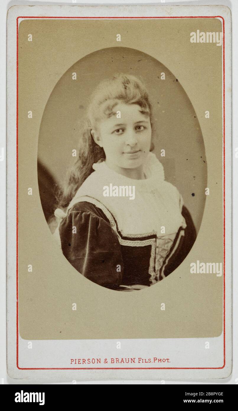 Portrait of Alice, (actress) Pierson & Ad. Braun et fils. Portrait d ...
