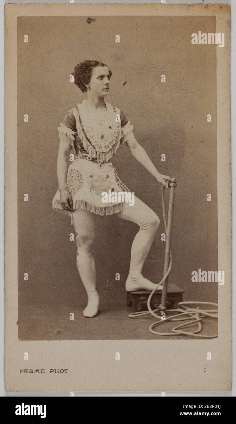 Portrait of Azella (trapeze) Paul Emile Pesme. Portrait d'Azella ...