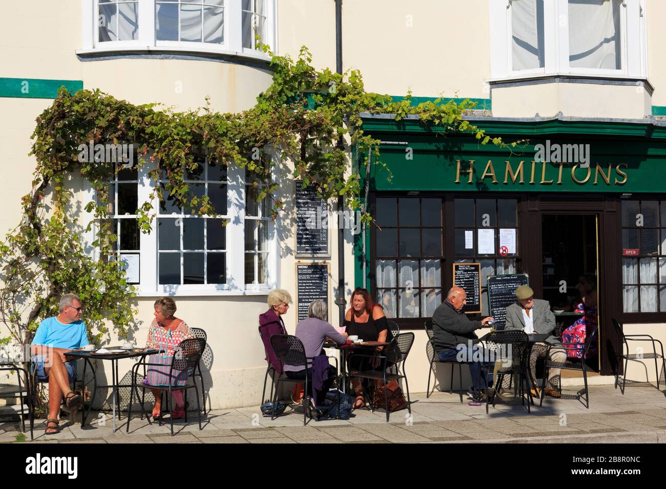 Brunswick Terrace, Weymouth, Dorset, England, United Kingdom Stock ...