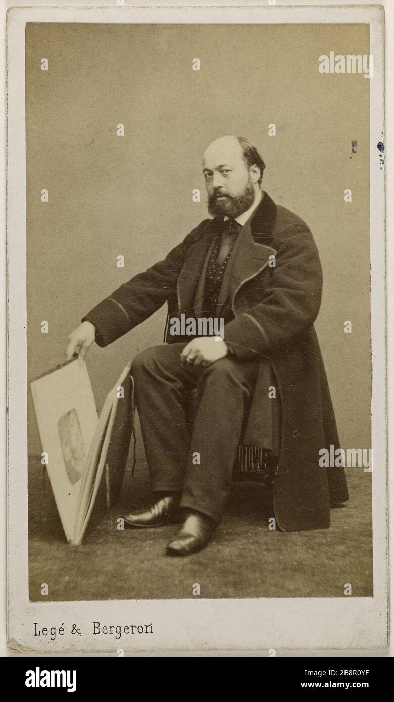 Portrait of Baudit, Amadée, (1829-1898), (painter) Legé & Bergeron ...