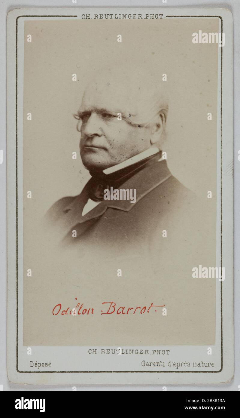 Portrait of Odilon Barrot (1791-1873), (statesman) Charles Reutlinger ...