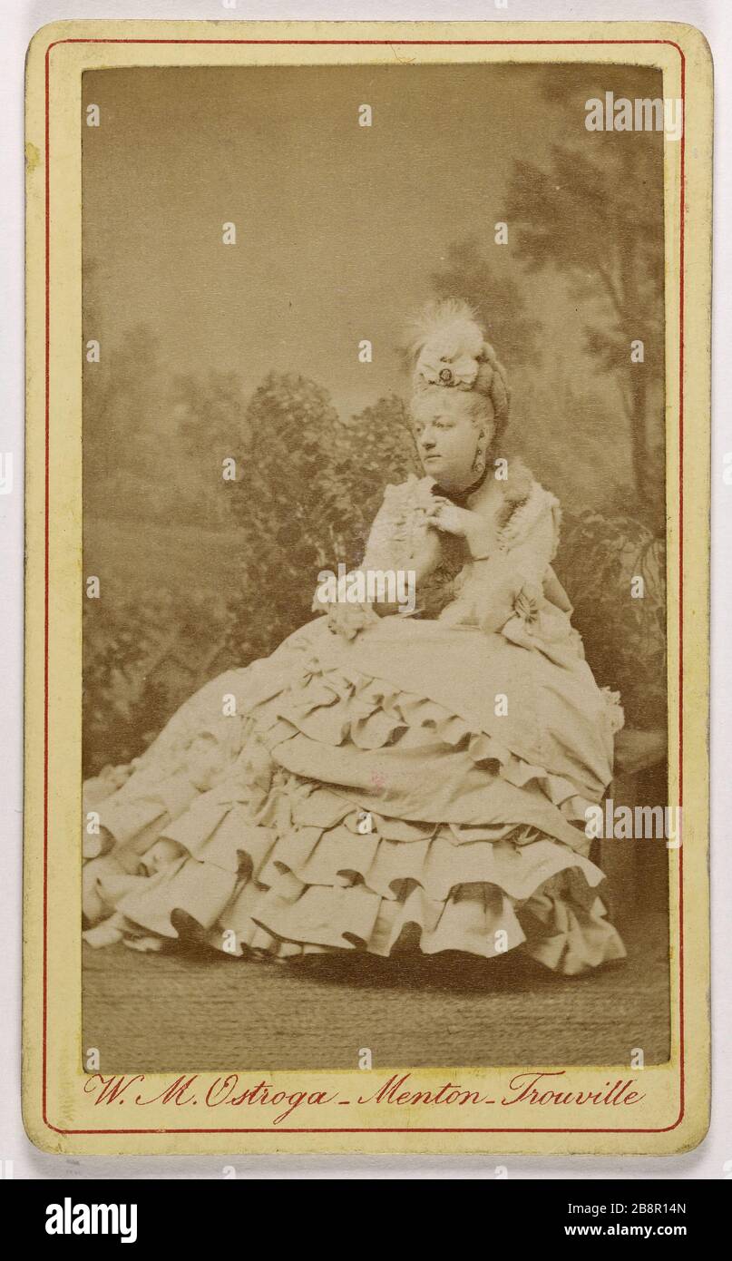 Portrait of Bianca (dancer at the Alcazar) M. Valérien Ostroga ...