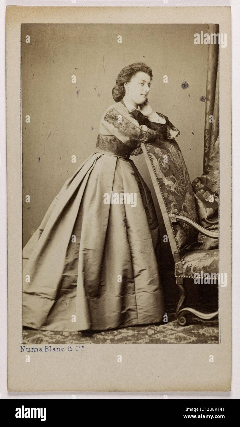 Vertical Bianca II (White or Celine Boissard, called), (1840-1902 ...