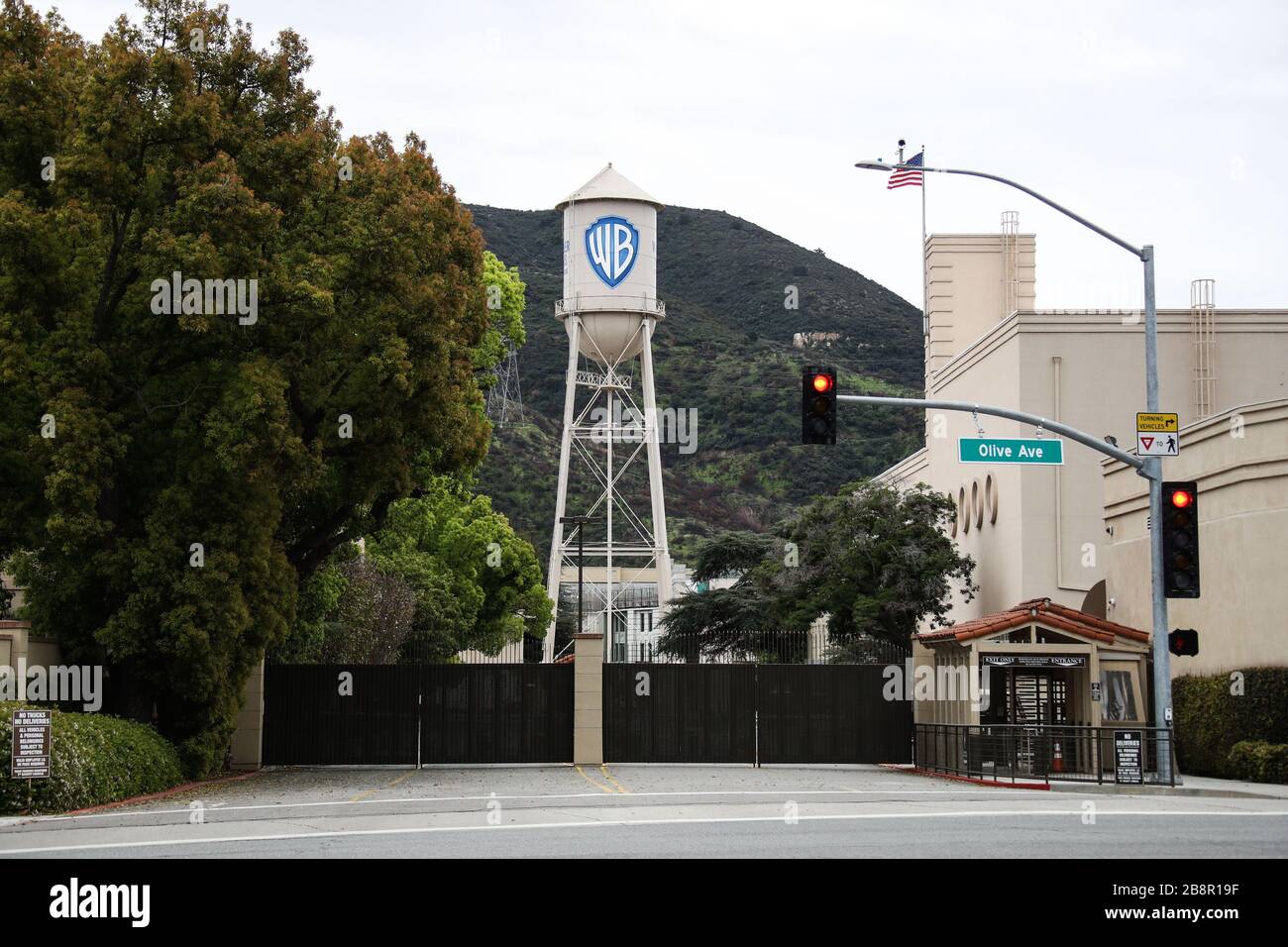 Warner bros water tower on hi-res stock photography and images - Alamy