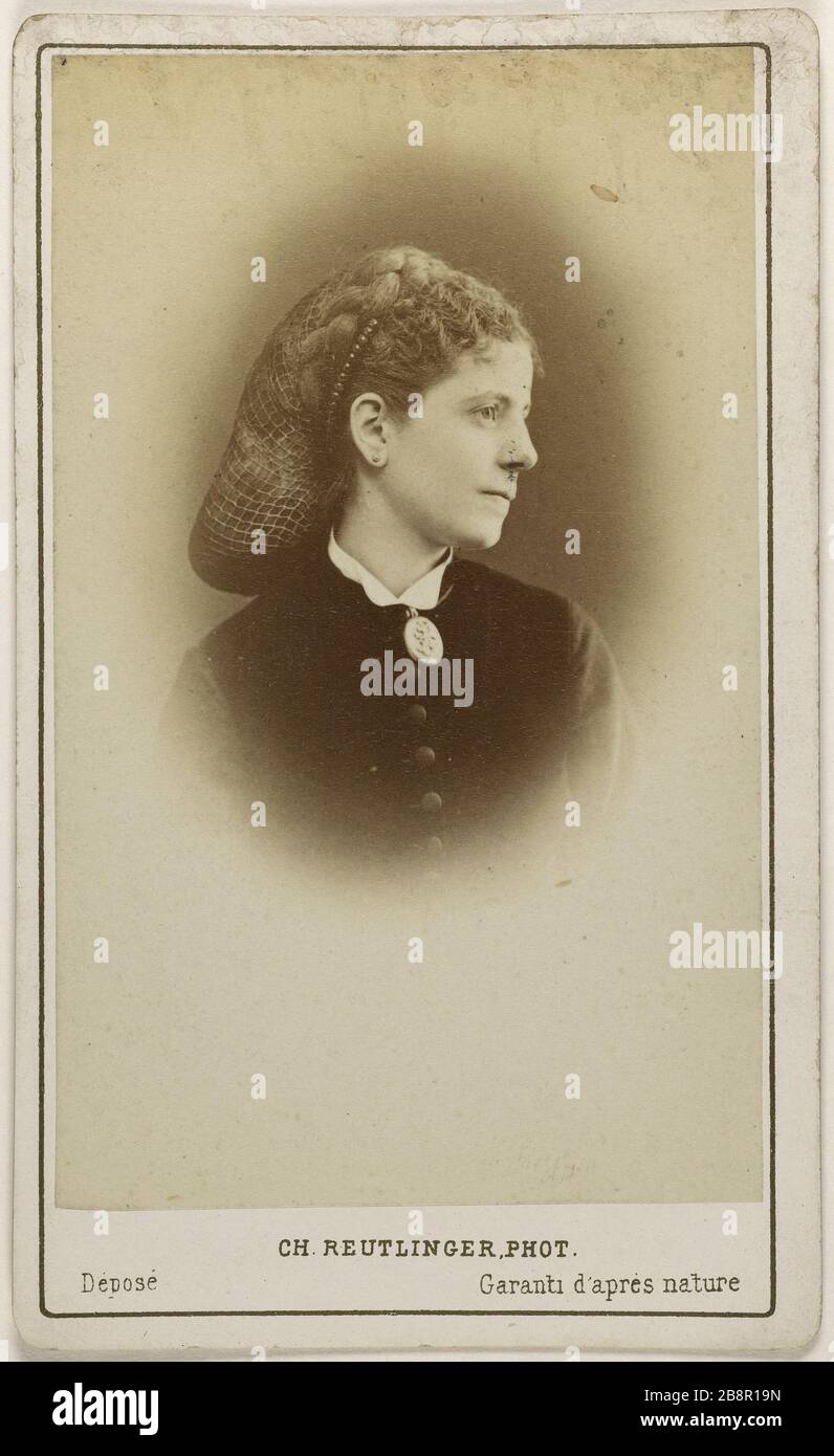 Portrait of spade, Gabrielle (actress) Charles Reutlinger (1816-1880 ...
