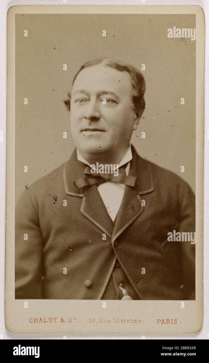 Portrait of Louis Paulin Boisselot (1829-), (actor) Chalot & Cie ...