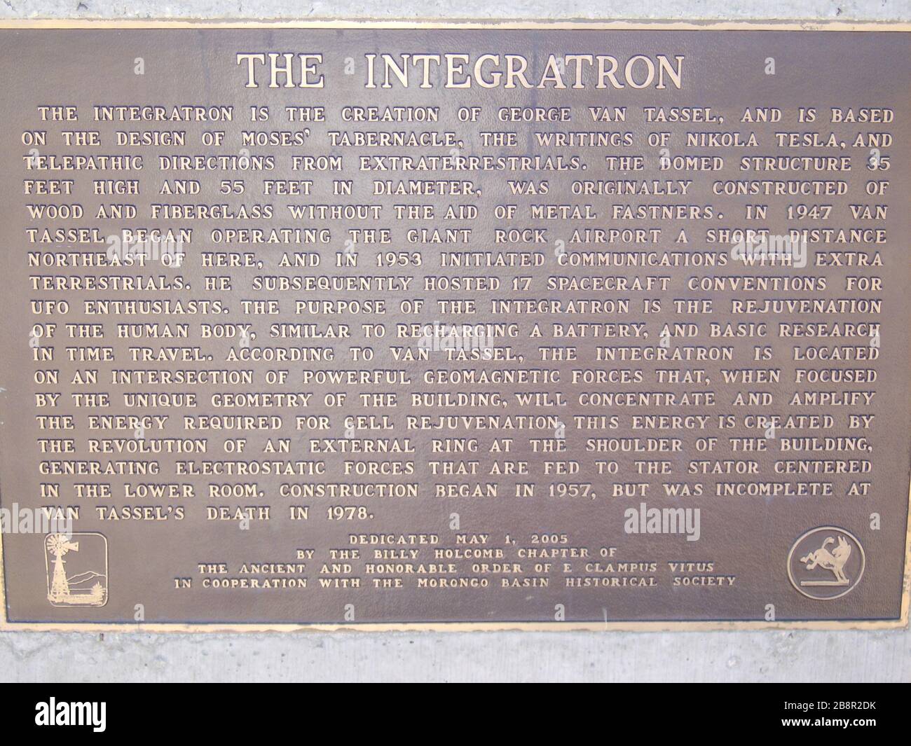 Integratron Landers High Resolution Stock Photography and Images - Alamy