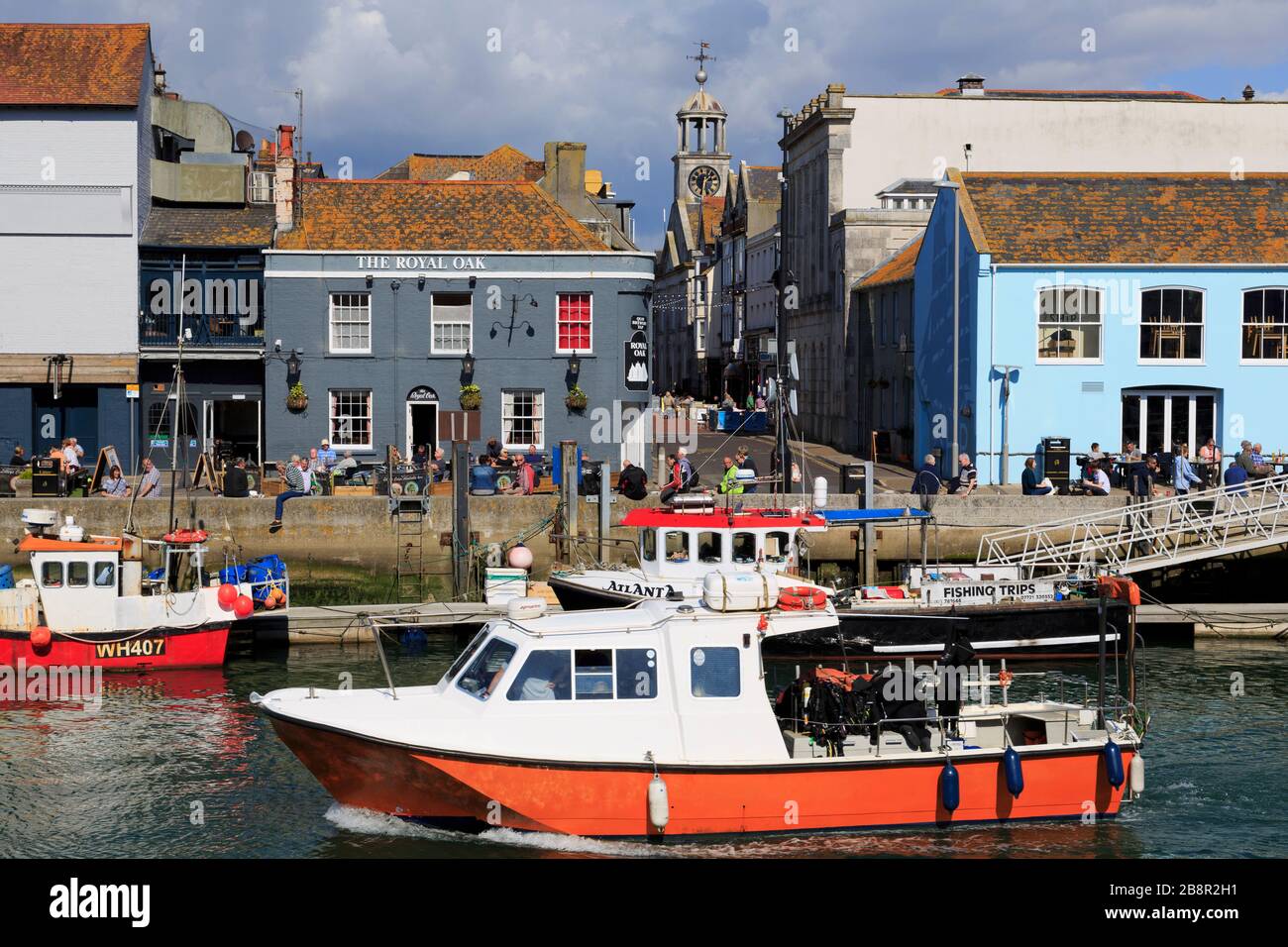Pubs, Custom House Quay, Weymouth, Dorset, England, United Kingdom ...