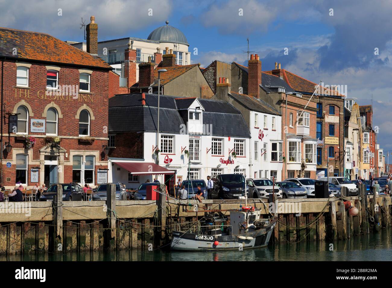 Custom House Quay, Weymouth, Dorset, England, United Kingdom Stock ...