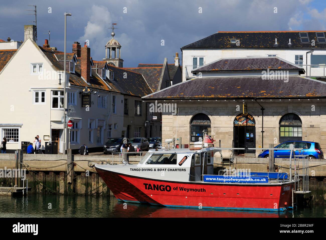 Custom House Quay, Weymouth, Dorset, England, United Kingdom Stock ...