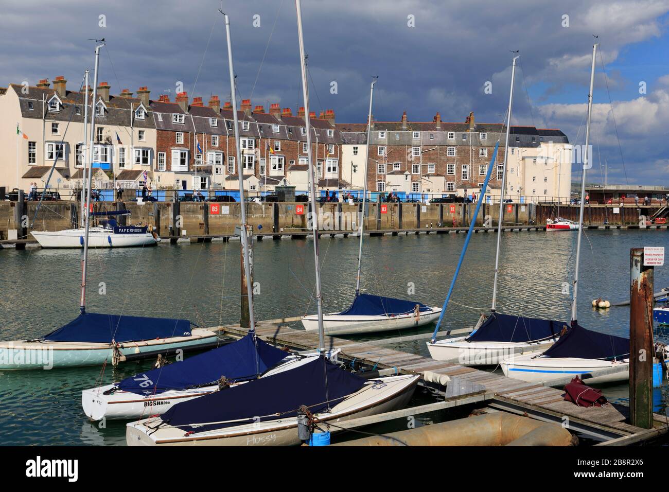 Custom House Quay, Weymouth, Dorset, England, United Kingdom Stock ...