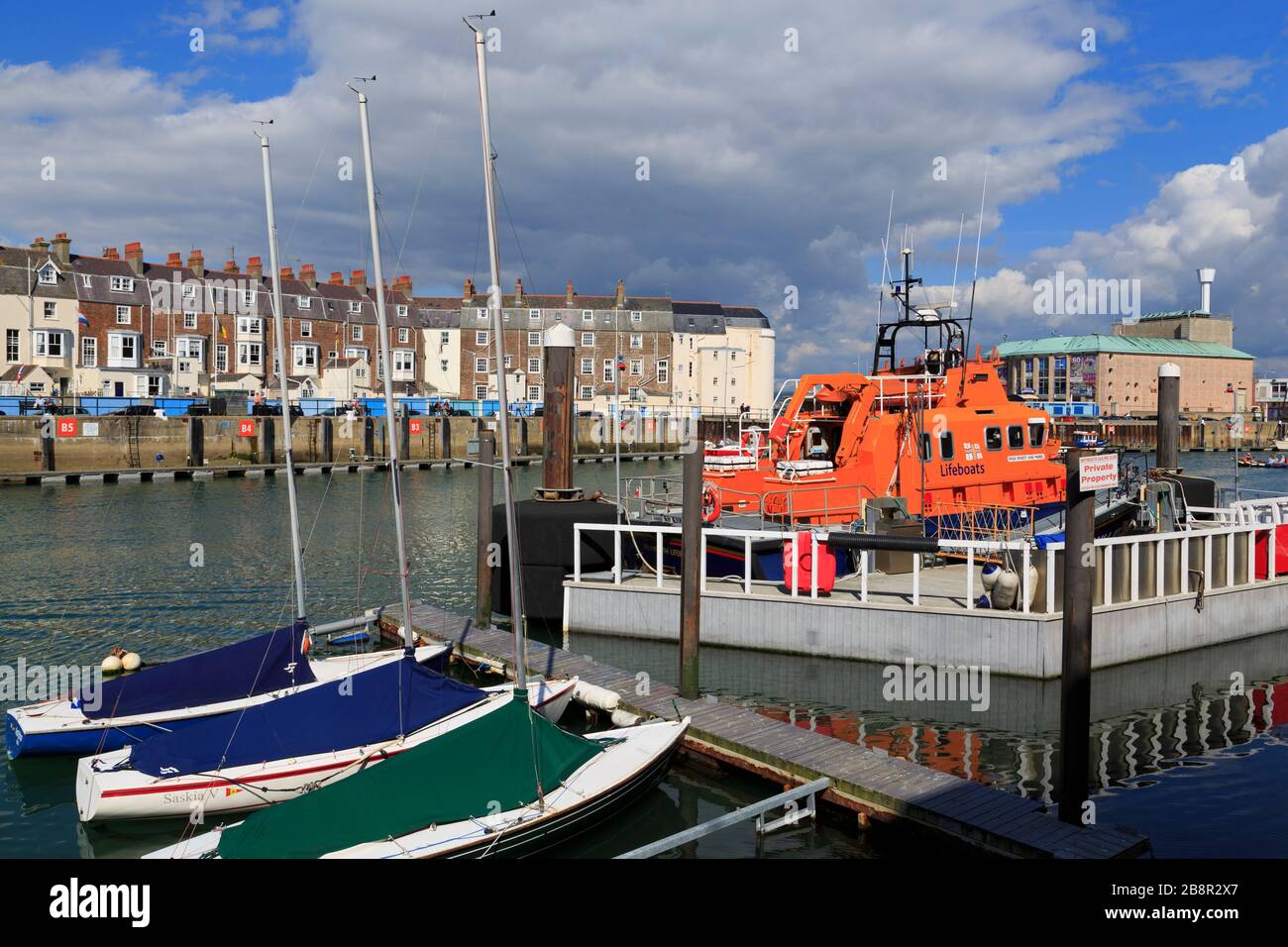 Custom House Quay, Weymouth, Dorset, England, United Kingdom Stock ...