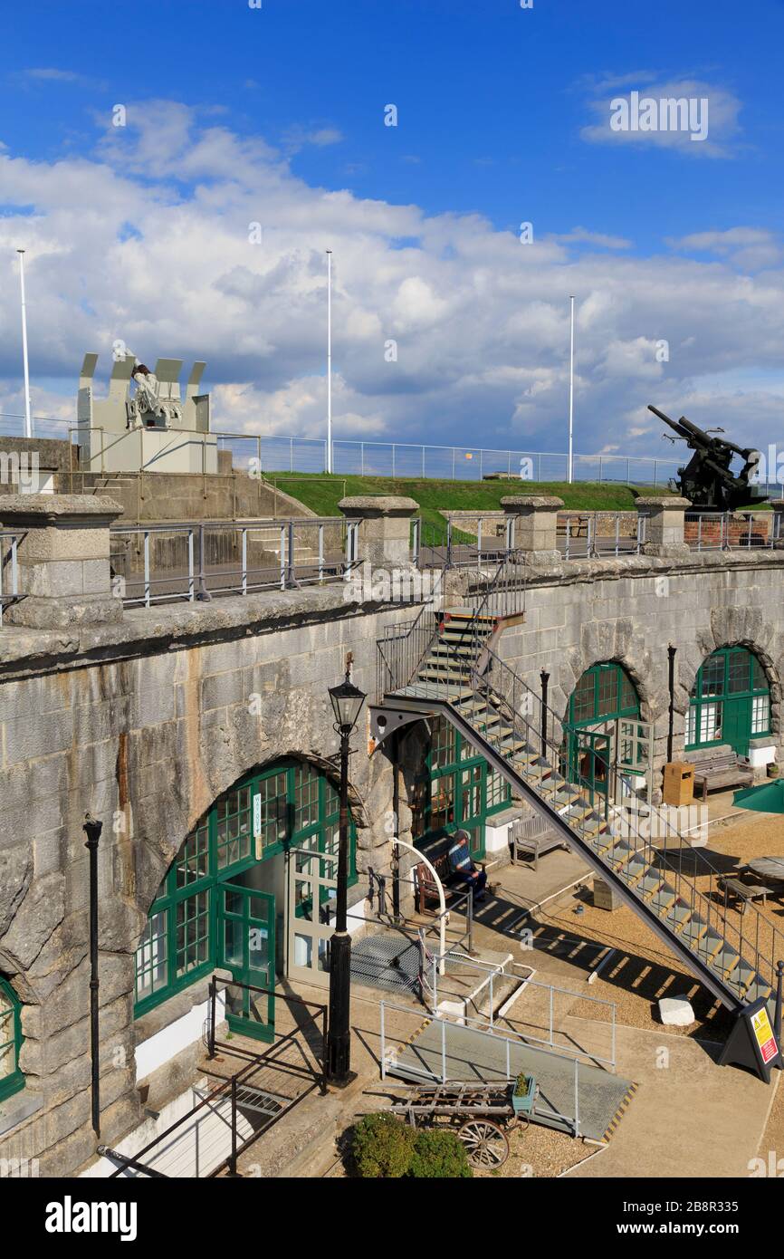 Nothe Fort Museum, Weymouth, Dorset, England, United Kingdom Stock ...