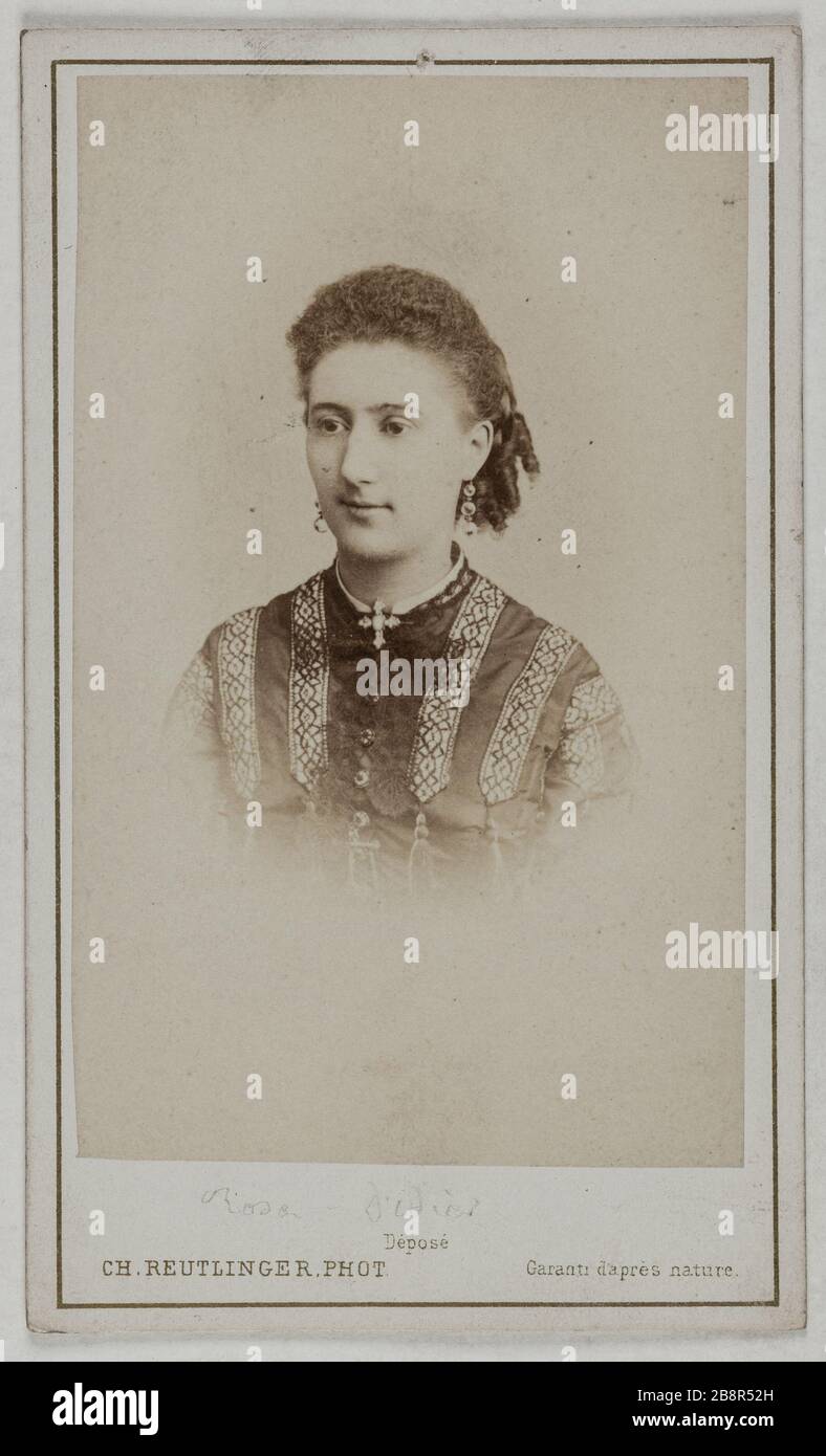 Didier Portrait of Rose (née Rose Marie Colin) (? -1870), (actress ...