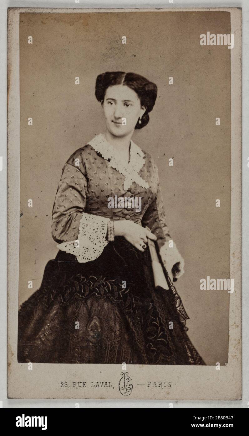 Didier Portrait of Rose (née Rose Marie Colin) (? -1870), (actress ...