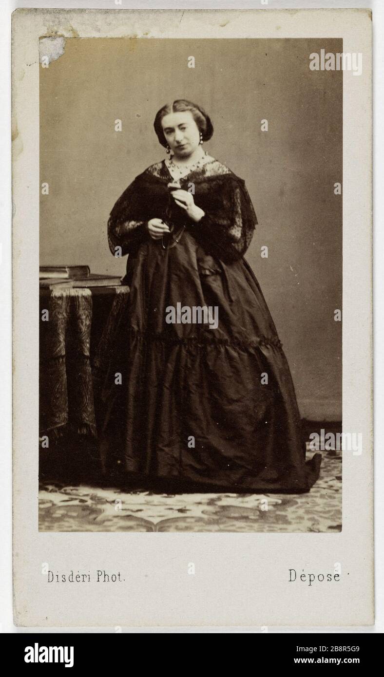 Portrait of Fanny Dubuisson (-to 1882) (actress) Portrait de Fanny ...