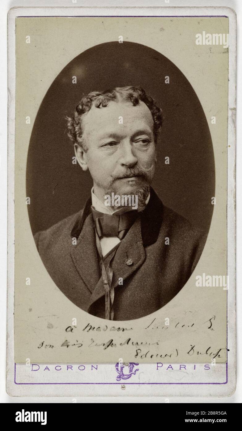 Vertical Edward Dubufe (1820-1883), (painter) Portrait d'Edouard Dubufe ...